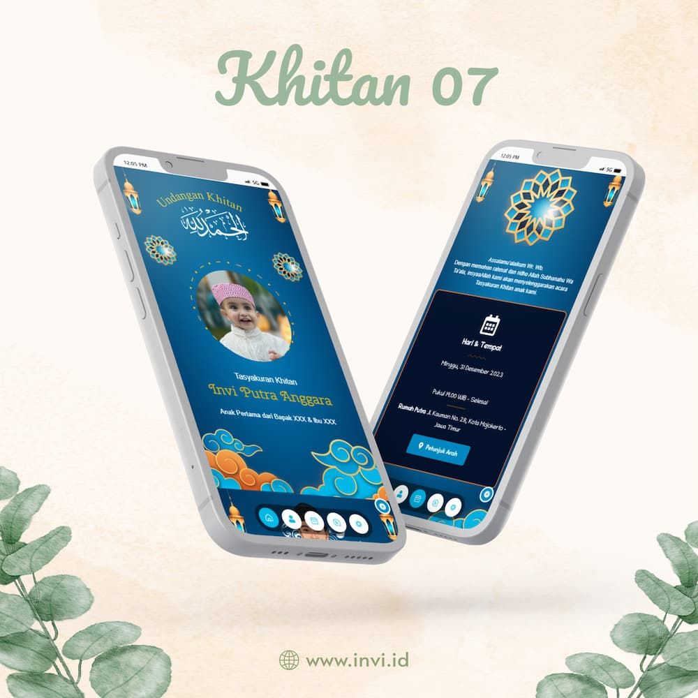 Buat Website Undangan Khitan Digital Siap Pakai - invi