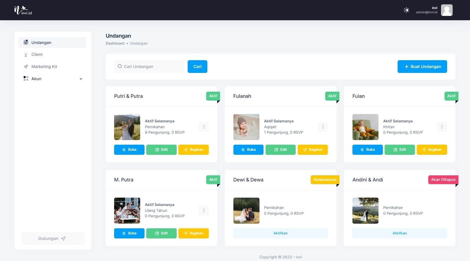 Bisnis Reseller Undangan Digital Siap Pakai 2024 - invi.id