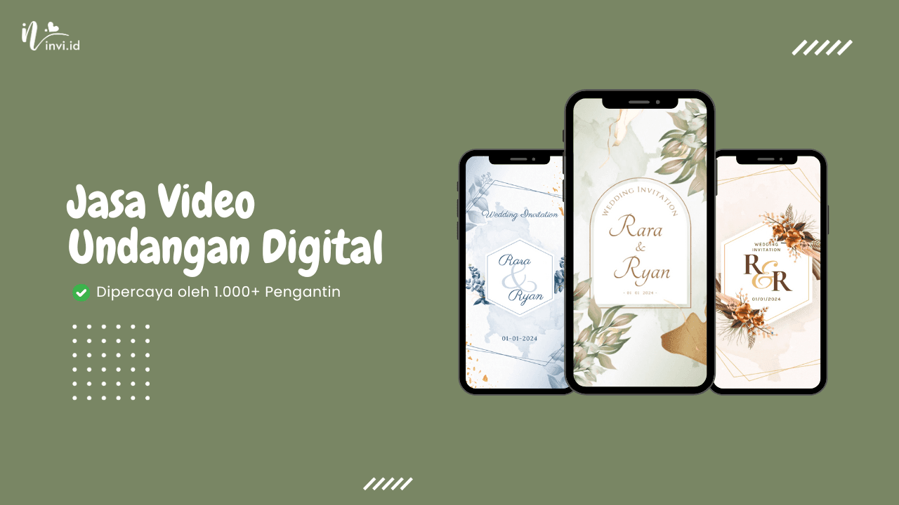 Jasa Video Undangan Pernikahan Murah (Promo 2024) - invi